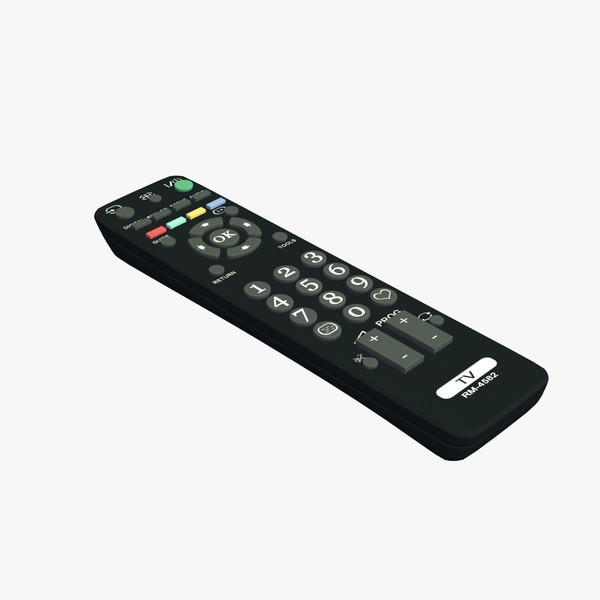 Remote Control v2 Free 3D Model - .obj .stl - Free3D