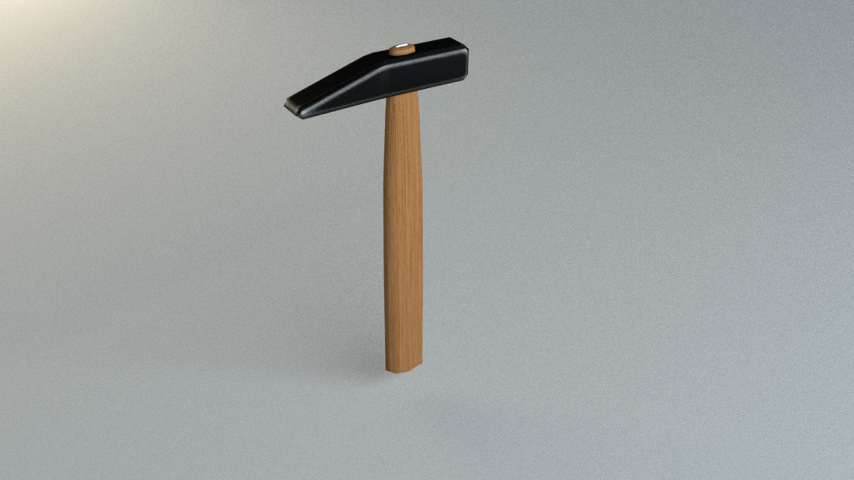 Hammer low poly PBR Free 3D Model - .glb .blend - Free3D