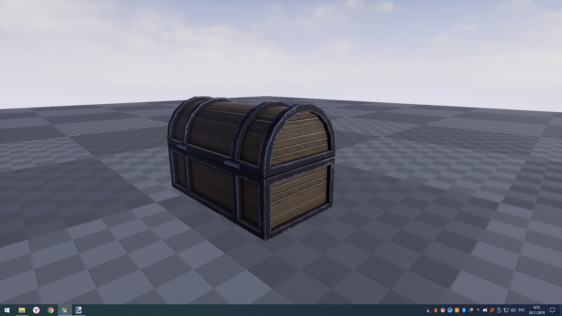 Low poly chest Free 3D Model - .fbx - Free3D