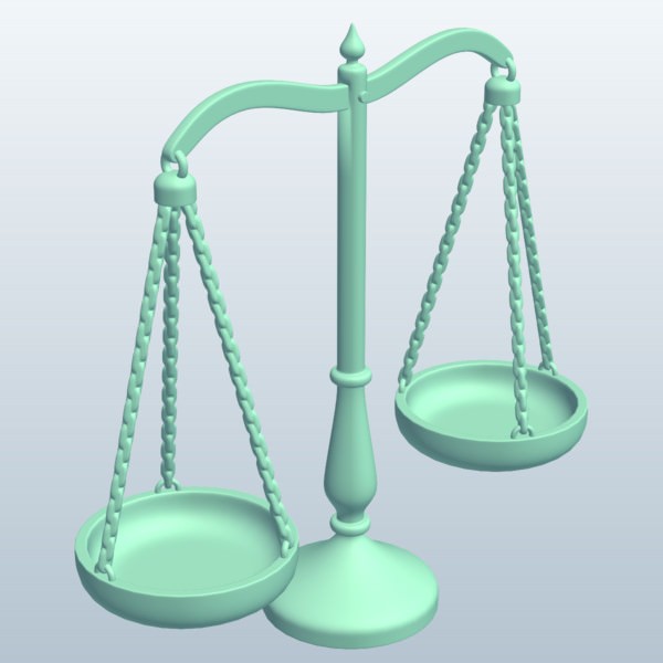Balance Scale v1 Free 3D Model - .obj .stl - Free3D