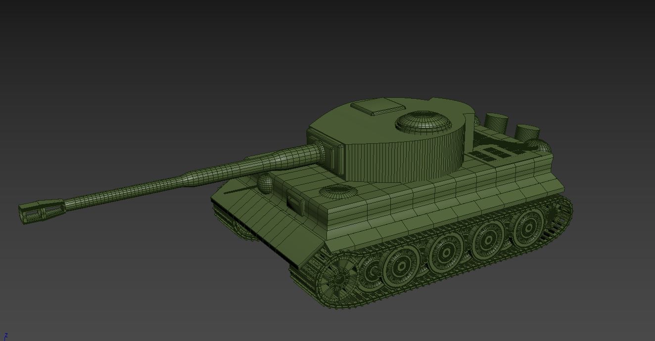 Tiger 1 Free 3D Model - .max - Free3D