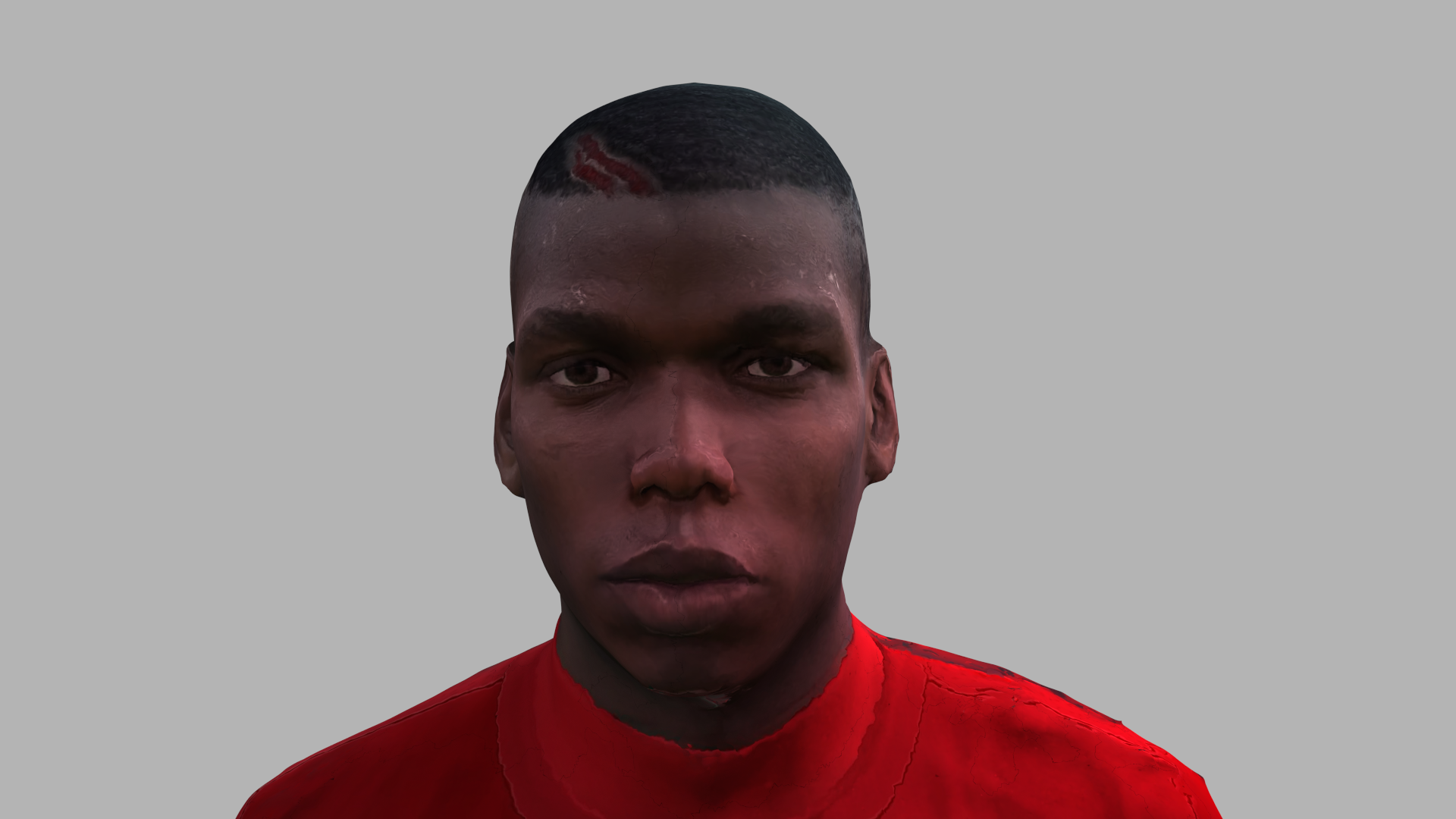 Paul Pogba face Free 3D Model - .3ds .obj .dae .blend .stl - Free3D