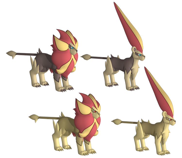 Pyroar (Pokemon) Free 3D Model - .dae .fbx - Free3D