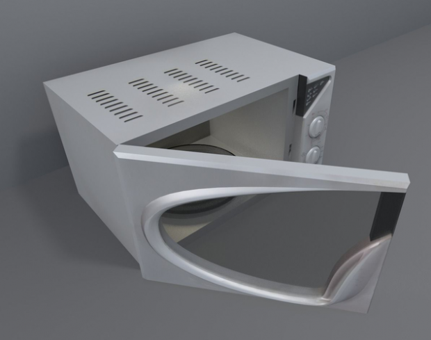 Microwave Free 3D Model - .3ds .obj .dae .blend .fbx .mtl .stl - Free3D