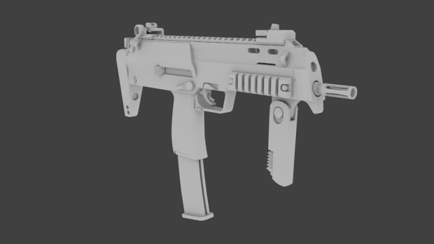 MP7 Free 3D Model - .3ds .obj .dae .blend .fbx - Free3D