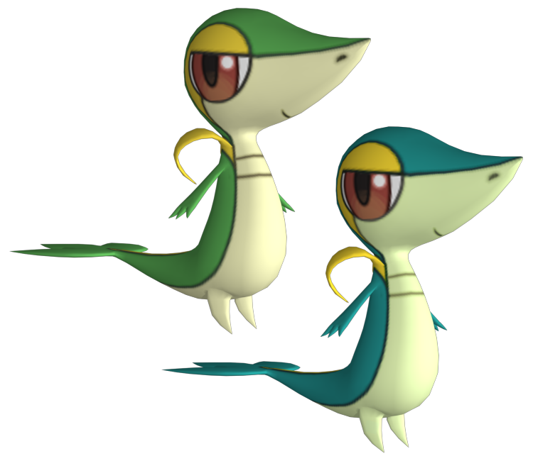 Snivy (Pokemon) Free 3D Model - .dae .fbx - Free3D
