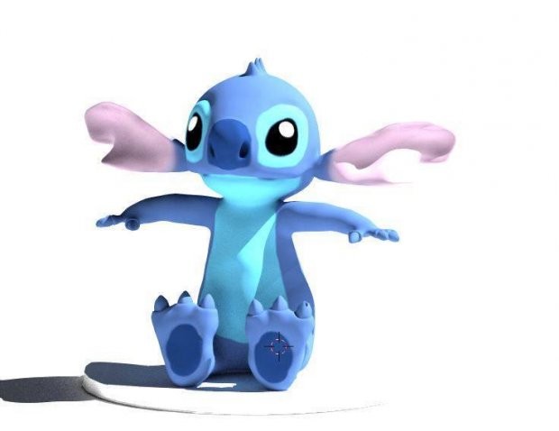 Stitch Free 3D Model - .stl - Free3D