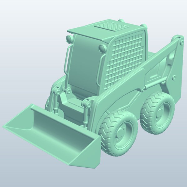 Skid Steer Loader v1 Free 3D Model - .obj .stl - Free3D