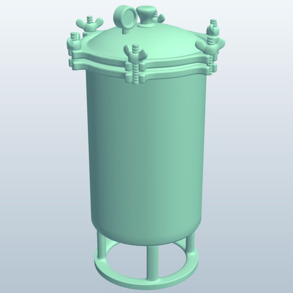 Autoclave v1 Free 3D Model - .obj .stl - Free3D