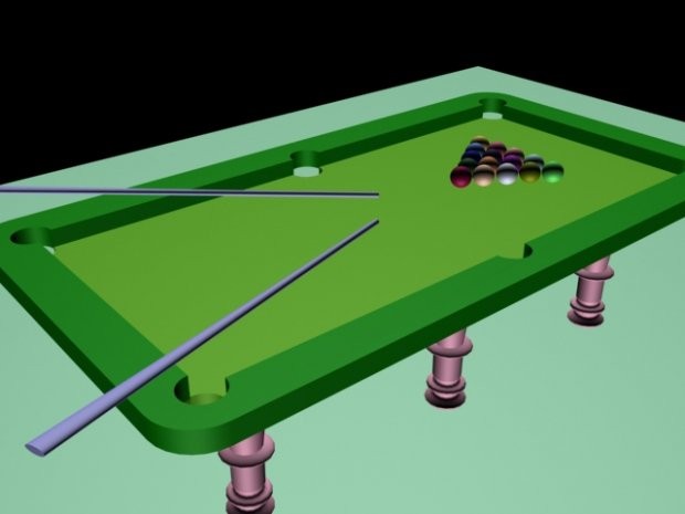 Pool Table Free 3D Model - .max - Free3D