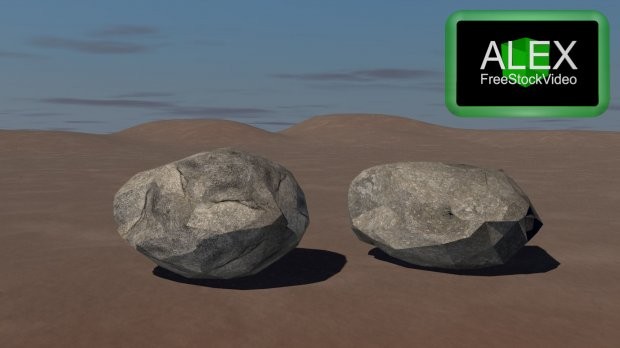 2 Stones Free 3D Model - .obj .c4d - Free3D