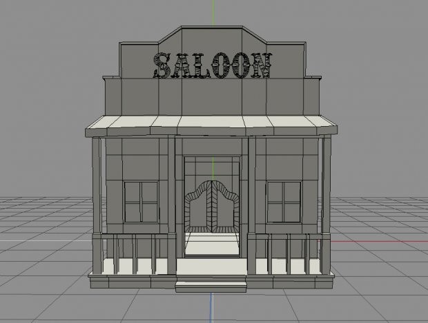 Saloon Free 3D Model - .obj - Free3D