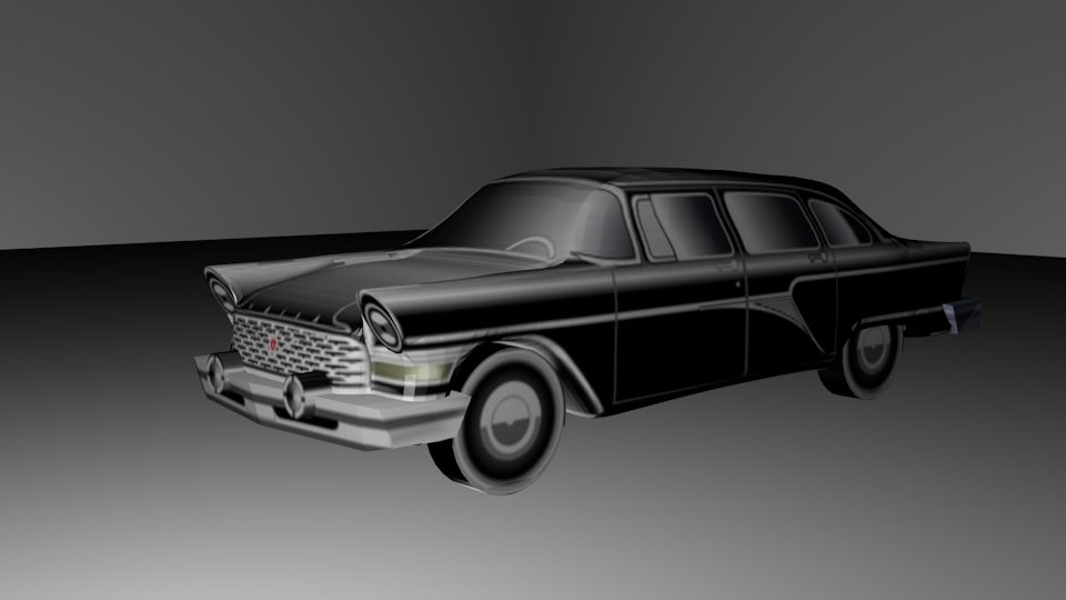 GAZ-13 Chaika Free 3D Model - .blend - Free3D