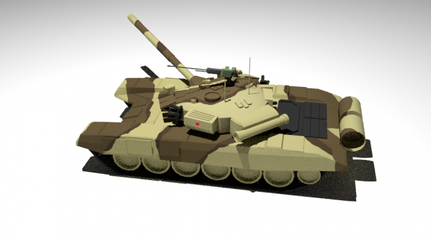 T-90 Free 3D Model - .obj .blend .fbx - Free3D