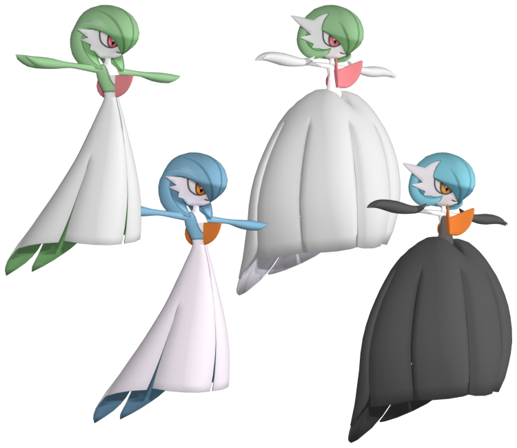 Gardevoir (Pokemon) Free 3D Model - .dae .fbx - Free3D