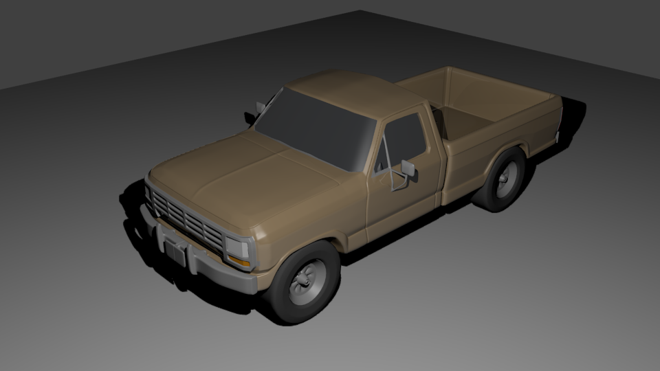 Ford Pick-Up Free 3D Model - .blend - Free3D
