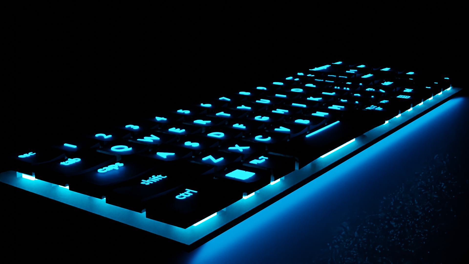 Low Profile Mechanical Keyboard Free 3D Model - .dae .obj .fbx .mtl ...