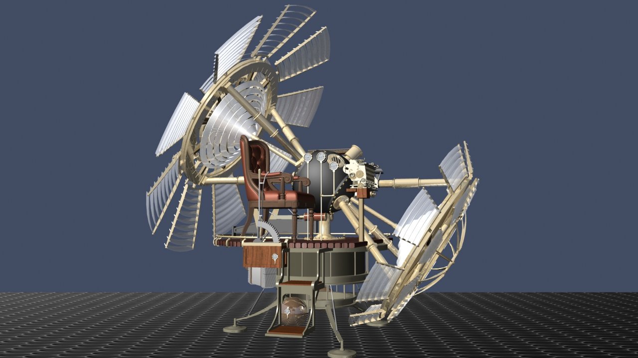 The Time Machine Free 3D Model - .3ds .obj .lwo .lws - Free3D