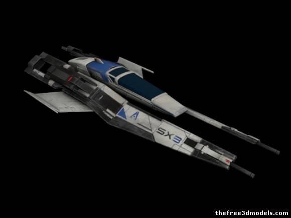 Human Fighter SX3 (Mass Effect 3) Free 3D Model - .max .tga - Free3D