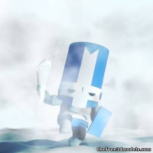 Castle Crashers Knight Free 3D Model - .obj .c4d - Free3D