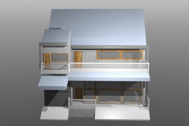House Free 3D Model - .obj .fbx - Free3D