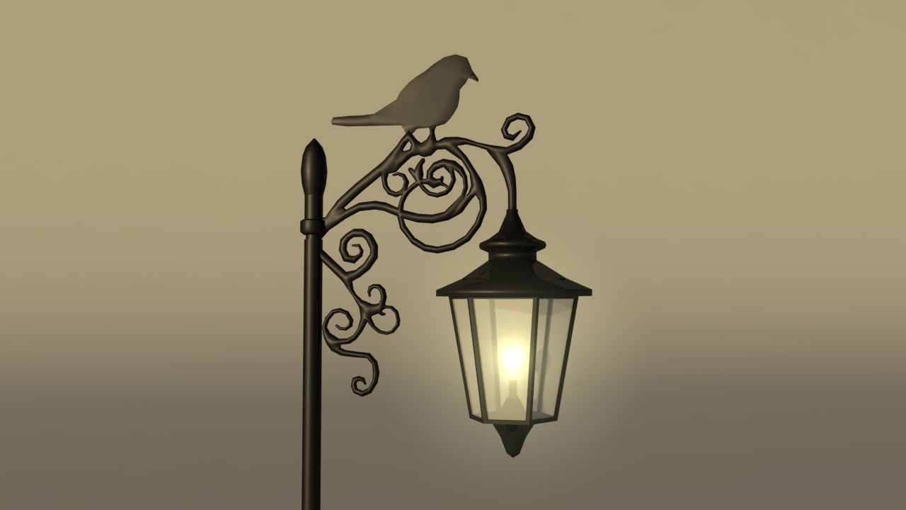 Lamp post 4 Free 3D Model - .obj .ma .mtl - Free3D
