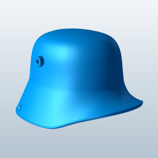 HelmetStahlhelm v1 免费的3D模型 - .obj .stl - Free3D