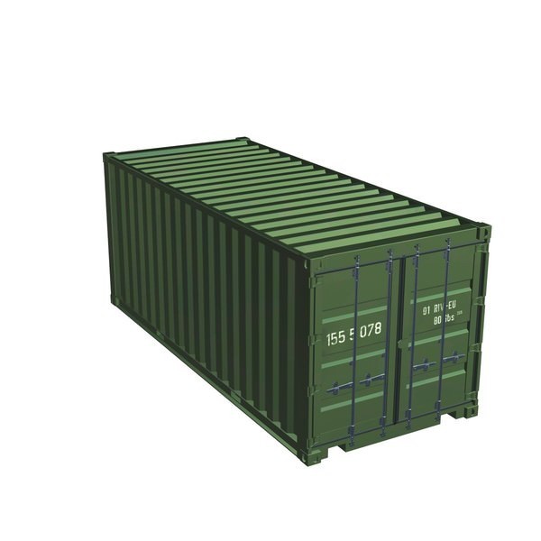 Container v2 Free 3D Model - .obj - Free3D