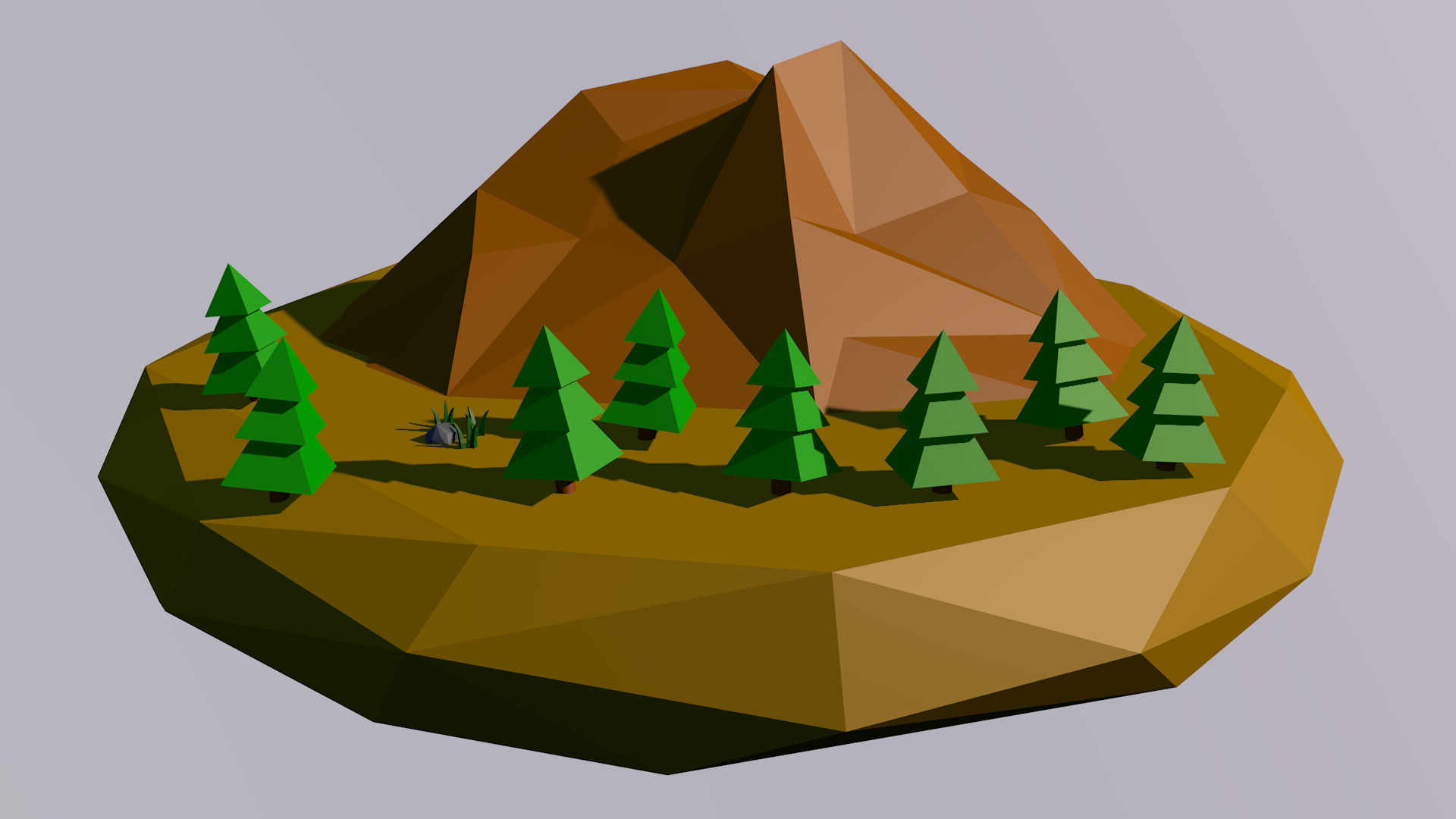 Low Poly island Free 3D Model - .c4d - Free3D