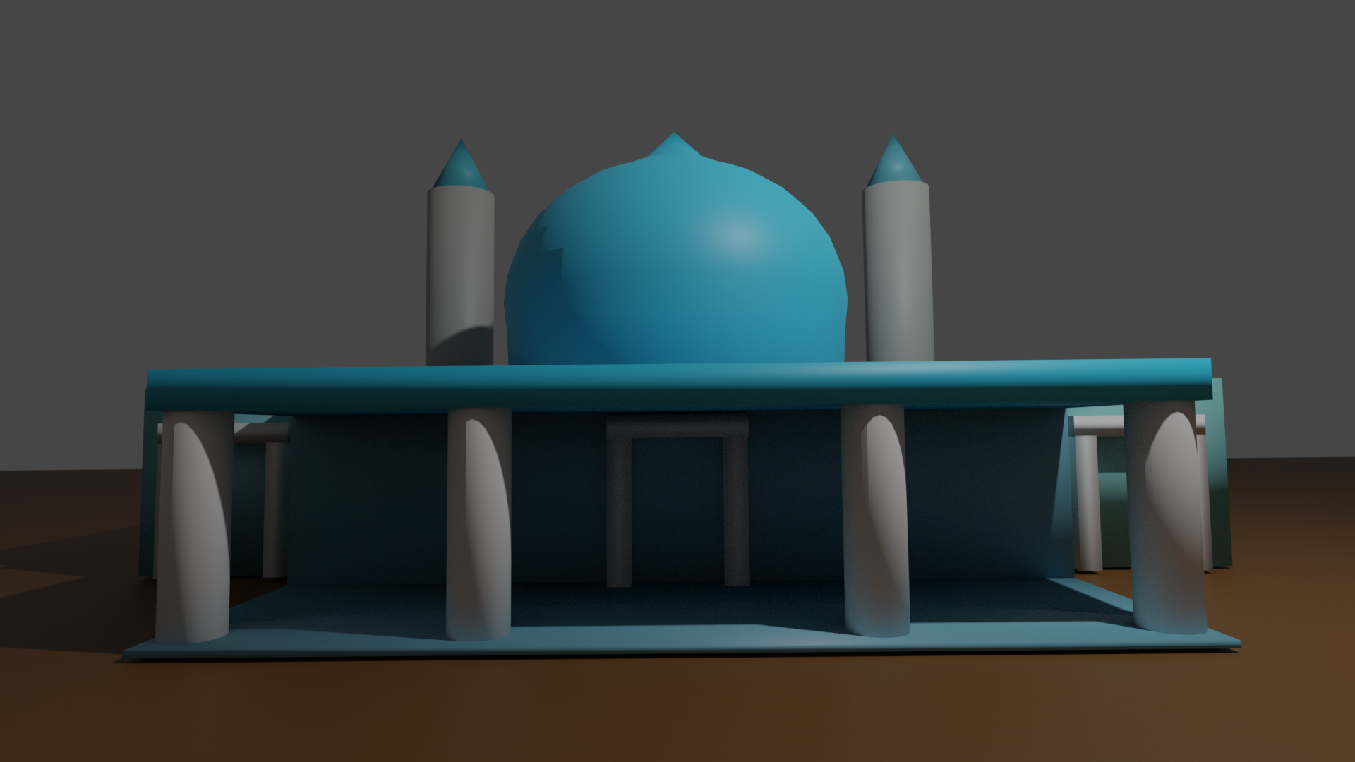 Mosque Free 3D Model - .blend - Free3D