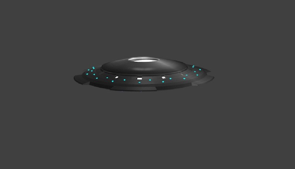 UFO Free 3D Model - .obj .blend - Free3D