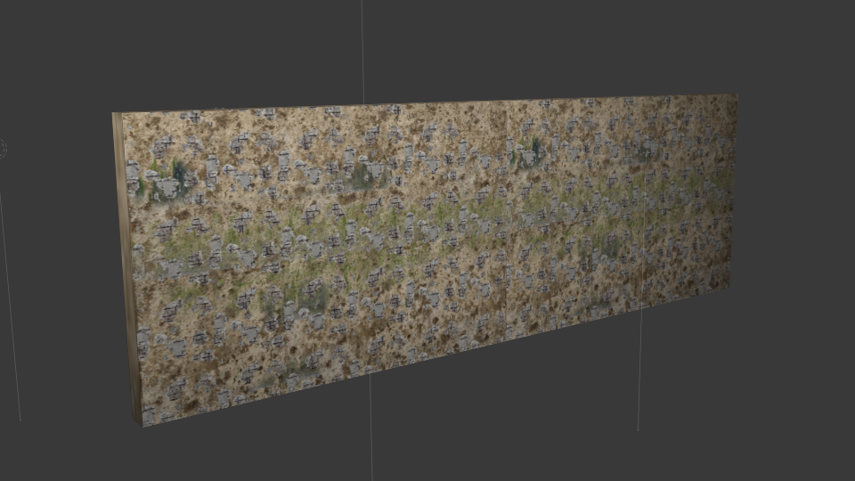 Old wall Free 3D Model - .blend .fbx - Free3D