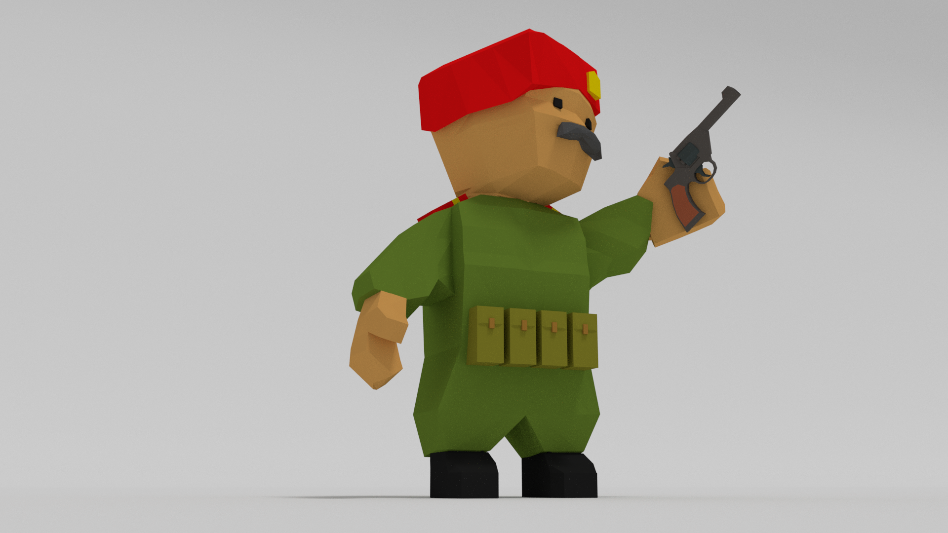 Low Poly Rigs Soldier Free 3D Model - .obj .blend .fbx - Free3D
