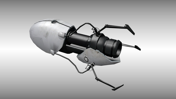 Portal Gun (from Portal 2) Free 3D Model - .3ds .obj .blend .mtl ...