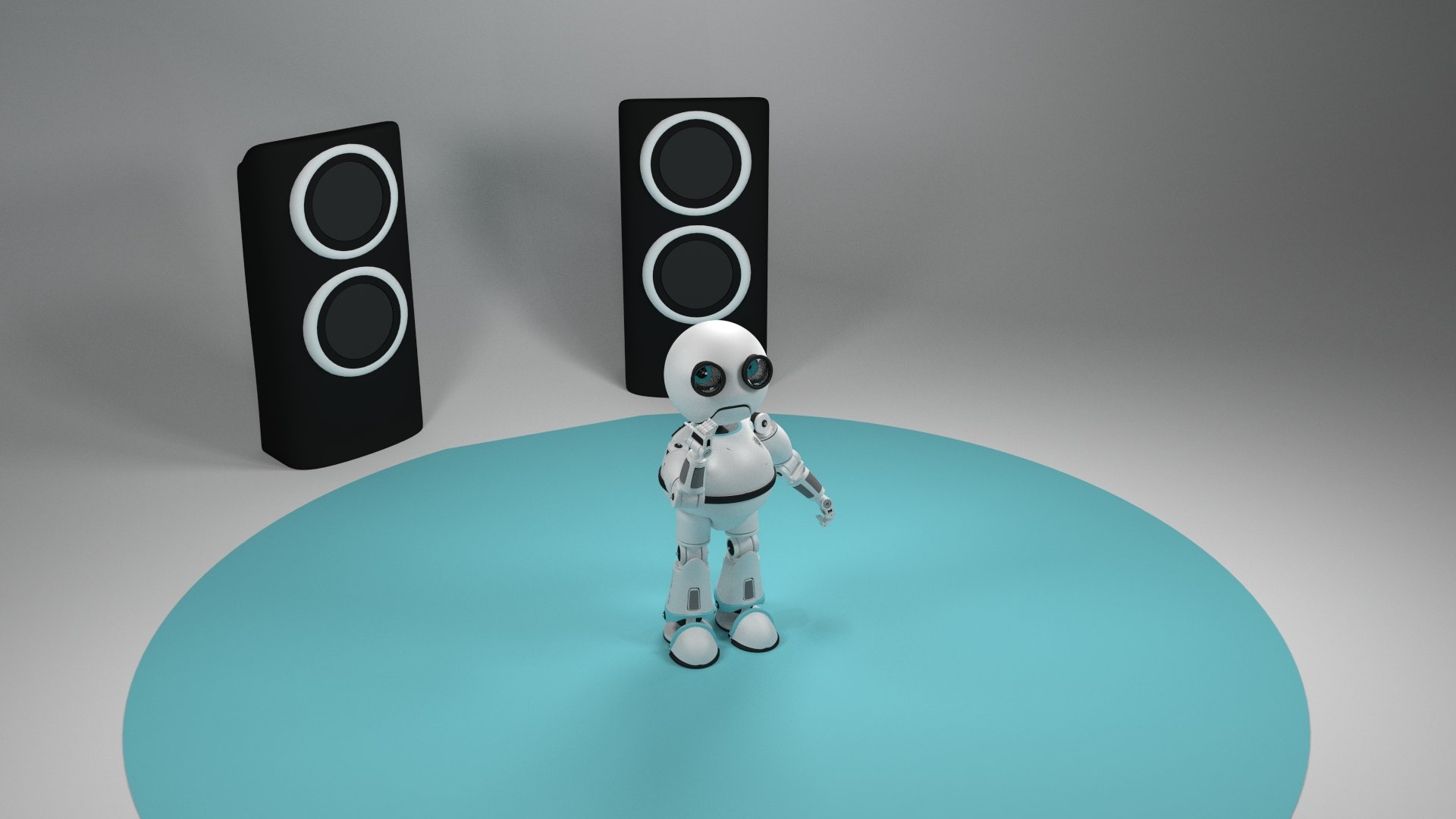 Ballbot Free 3D Model - .blend - Free3D