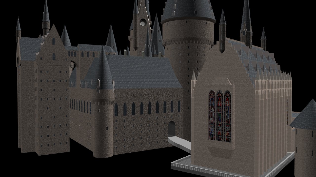 Hogwarts Free 3D Model - .3ds .obj .lwo .lws - Free3D