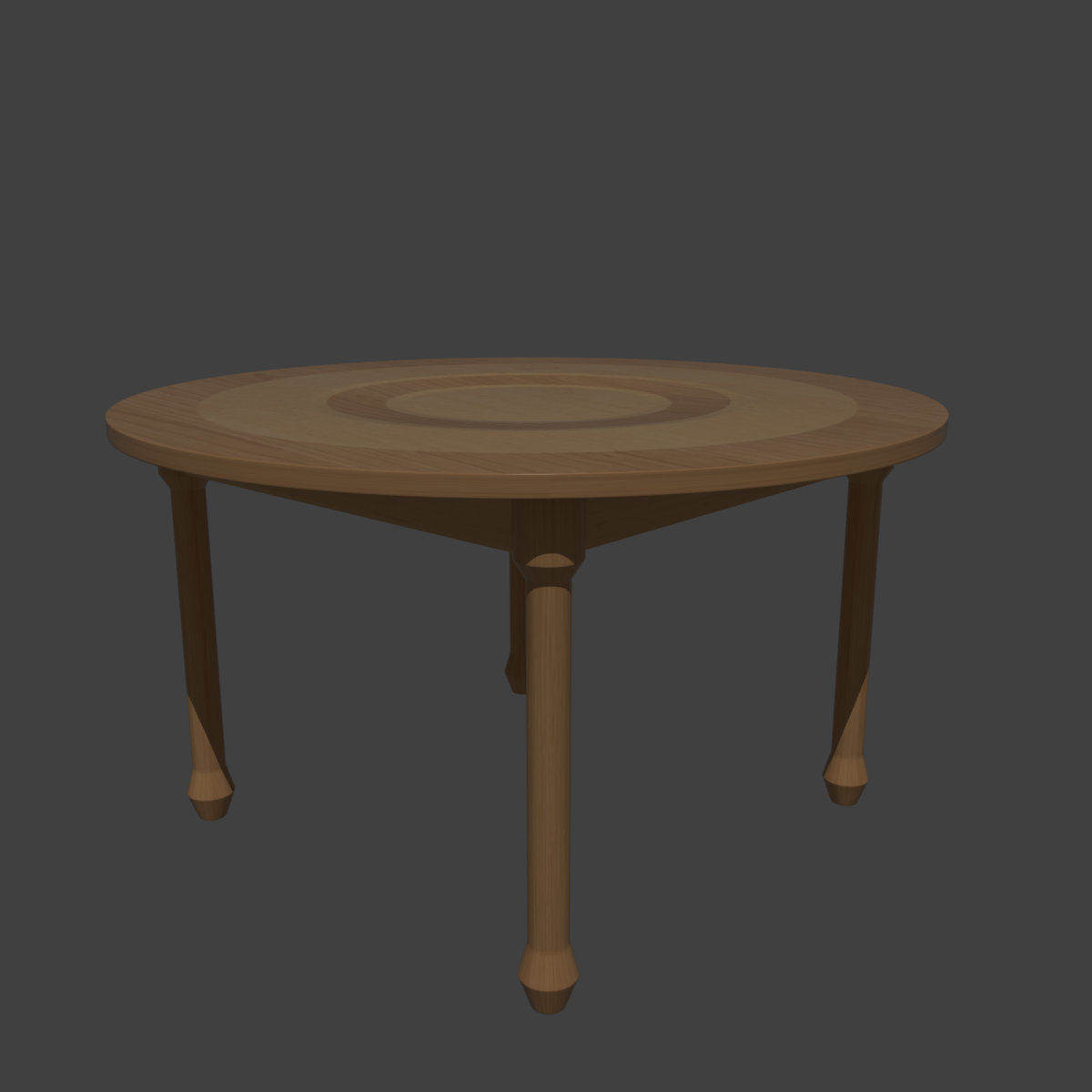 Round table Free 3D Model - . .blend .fbx .3ds .obj - Free3D