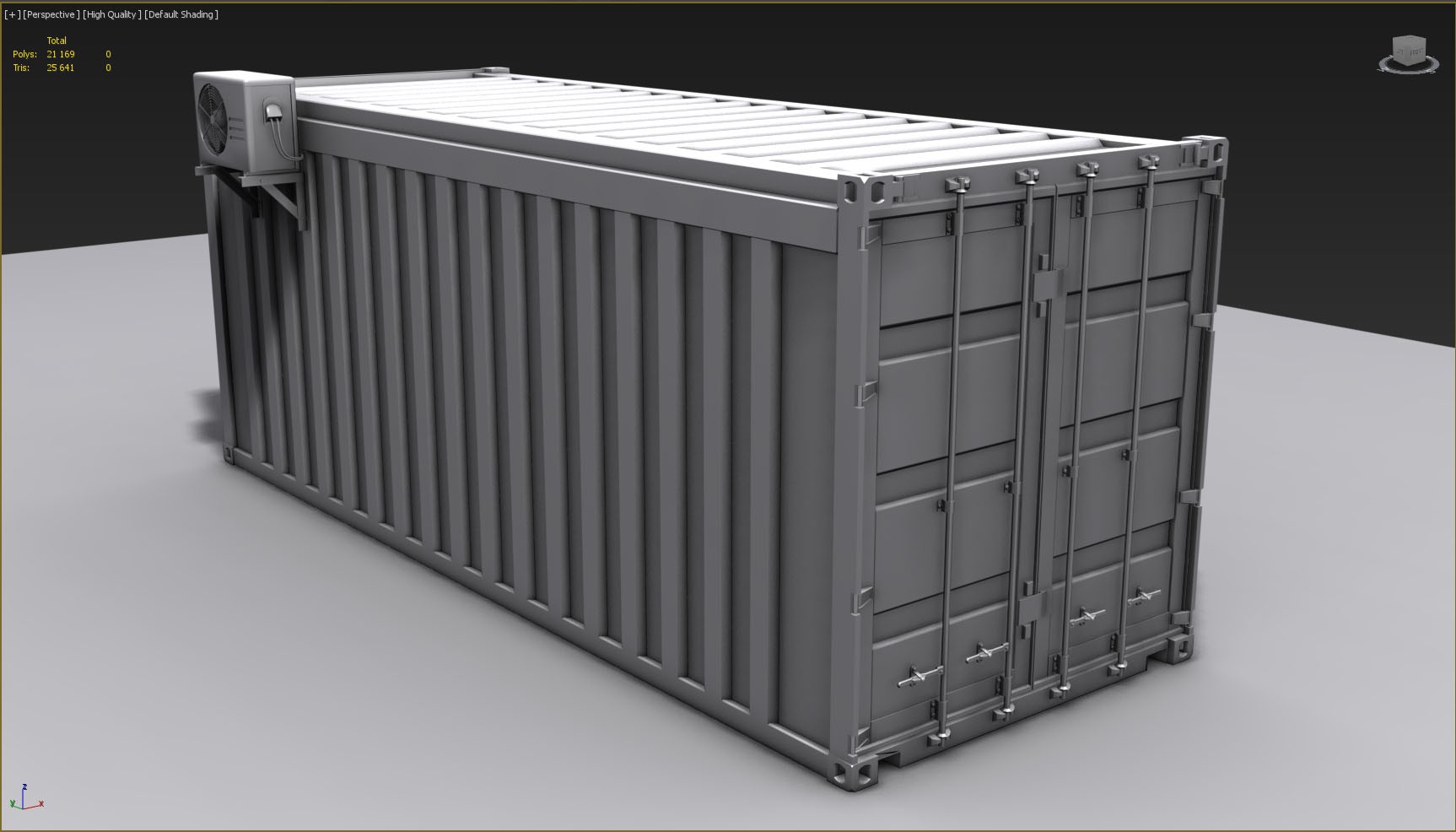 Container Free 3D Model - .max .obj .fbx .3ds .jpg .png - Free3D