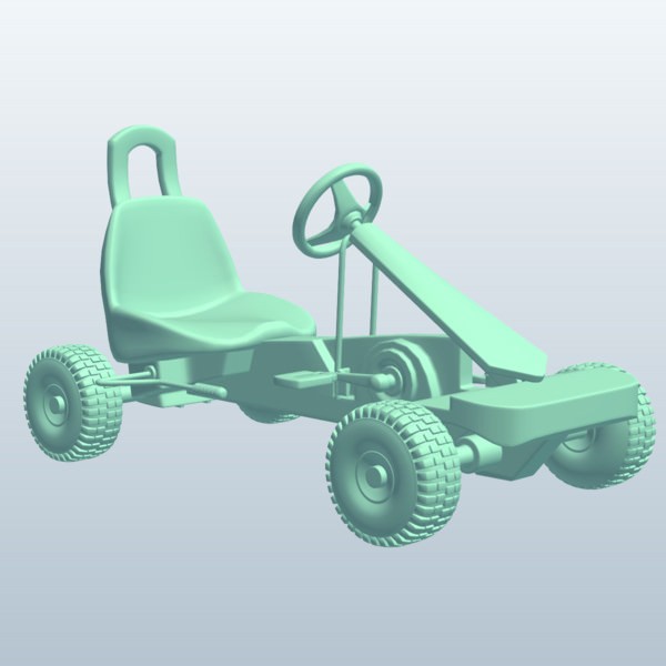 Go kart v1 Free 3D Model - .obj .stl - Free3D