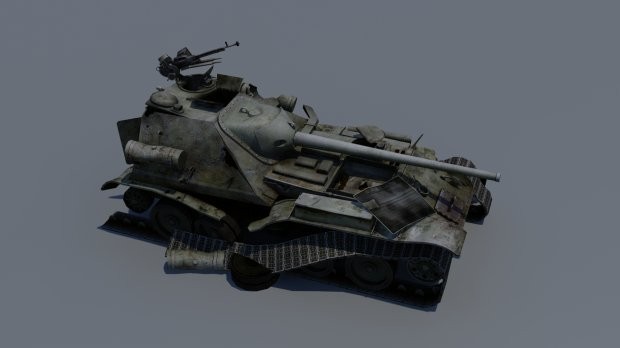 SU-101 «Uralmash» Free 3D Model - .obj .max .dds - Free3D