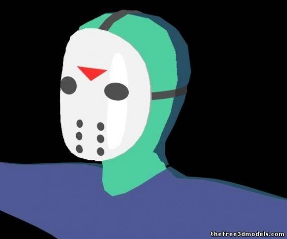 Cartoon Jason Voorhees Free 3D Model - .max .fbx - Free3D