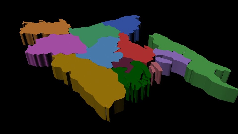 Bangladesh Map Free 3D Model - .obj .mb - Free3D