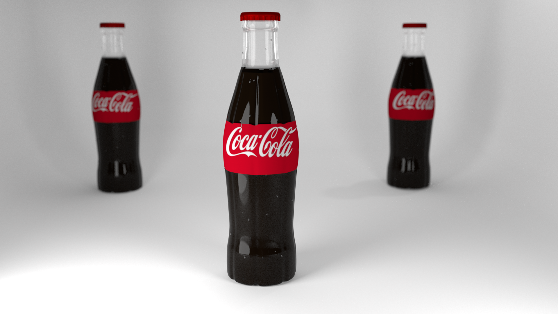 Realistic bottle of coca cola Free 3D Model - .3ds .obj .dae .blend ...