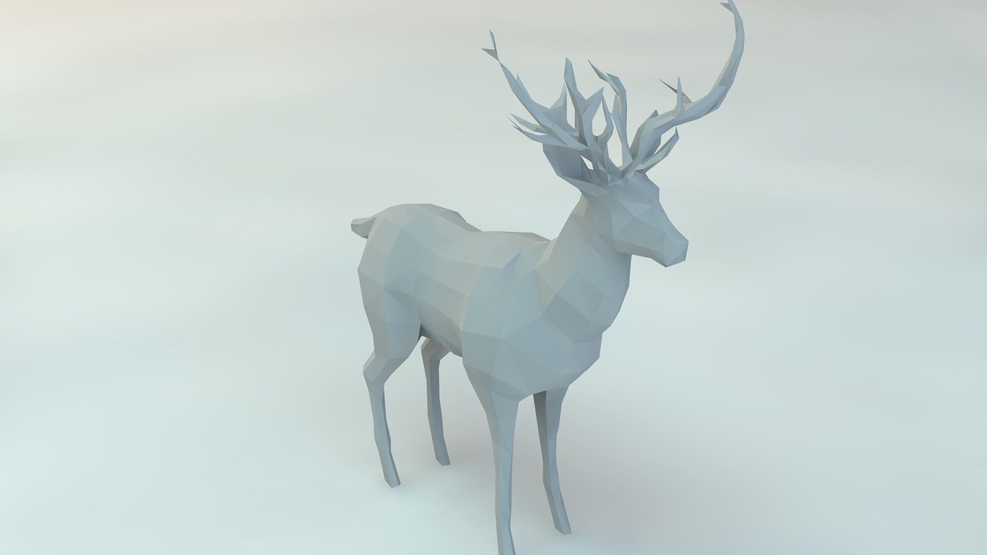 Low poly deer Free 3D Model - .3ds .obj .dae .c4d .fbx - Free3D