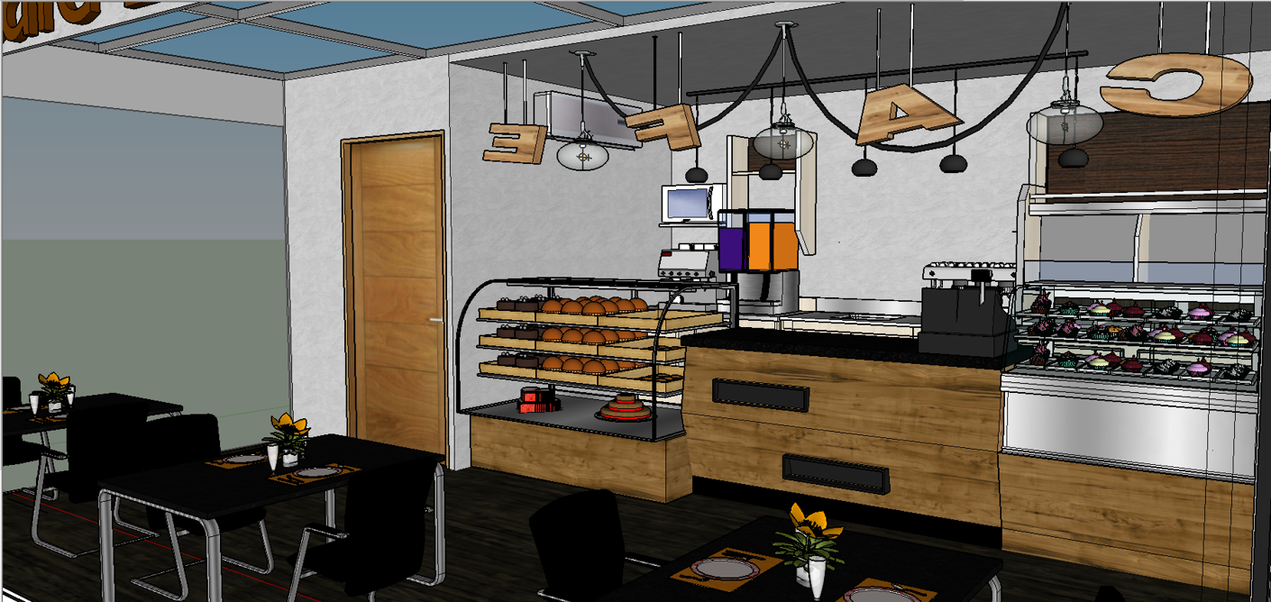 Cafe Free 3D Model - .skp - Free3D