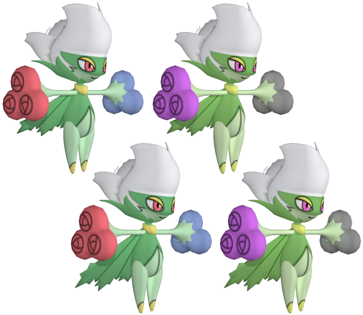 Roserade (Pokemon) Free 3D Model - .dae .fbx - Free3D