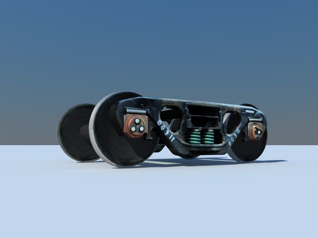 BOGIE TRAIN Free 3D Model - .obj .c4d .fbx - Free3D