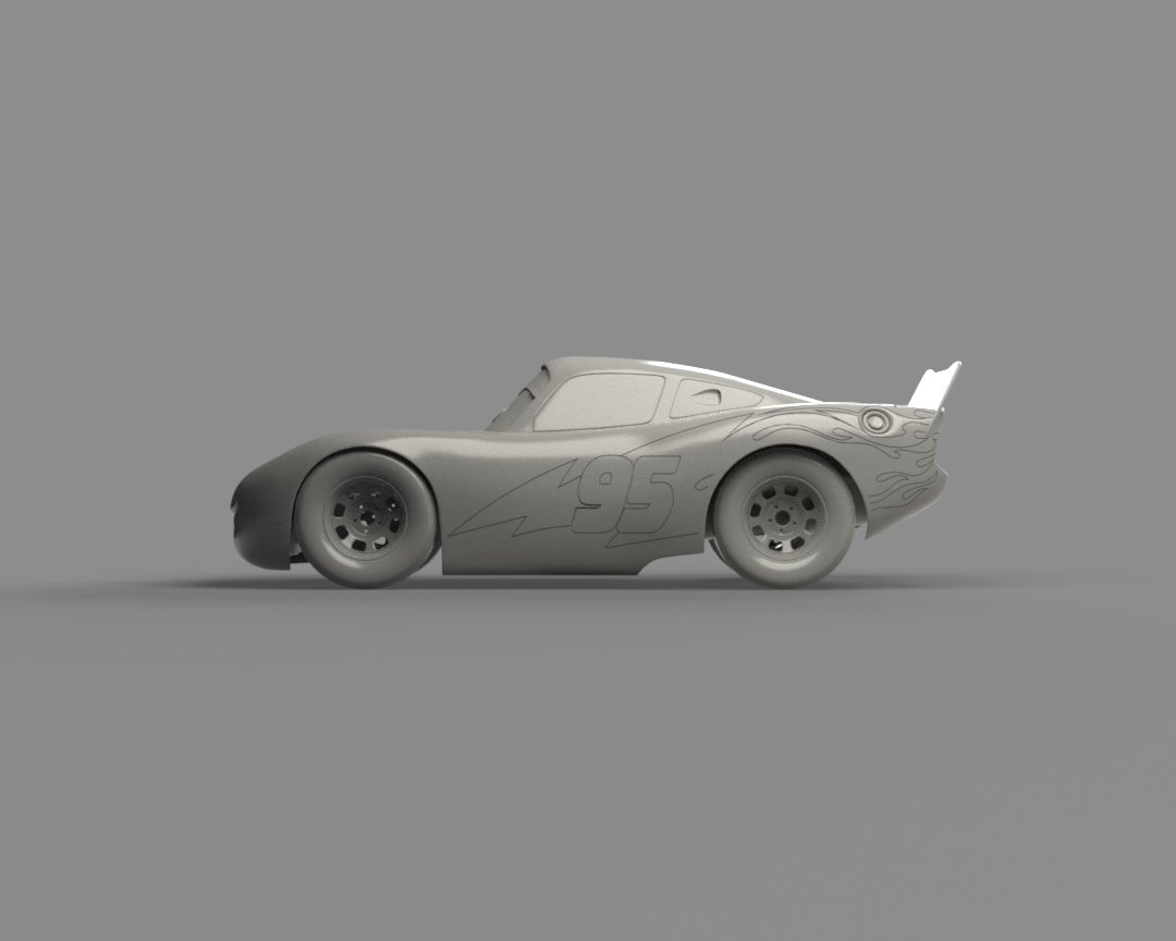 Mcqueen Lightning Cars Free 3D Model - .stl - Free3D