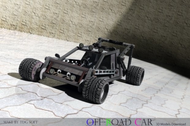 Off Road Car Free 3D Model - .3ds .obj .max .fbx .mtl .dxf - Free3D
