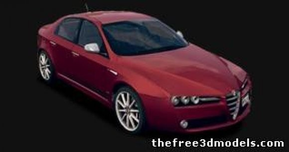 Alfa Romeo 159 Ti Free 3D Model - .3ds .sldprt - Free3D